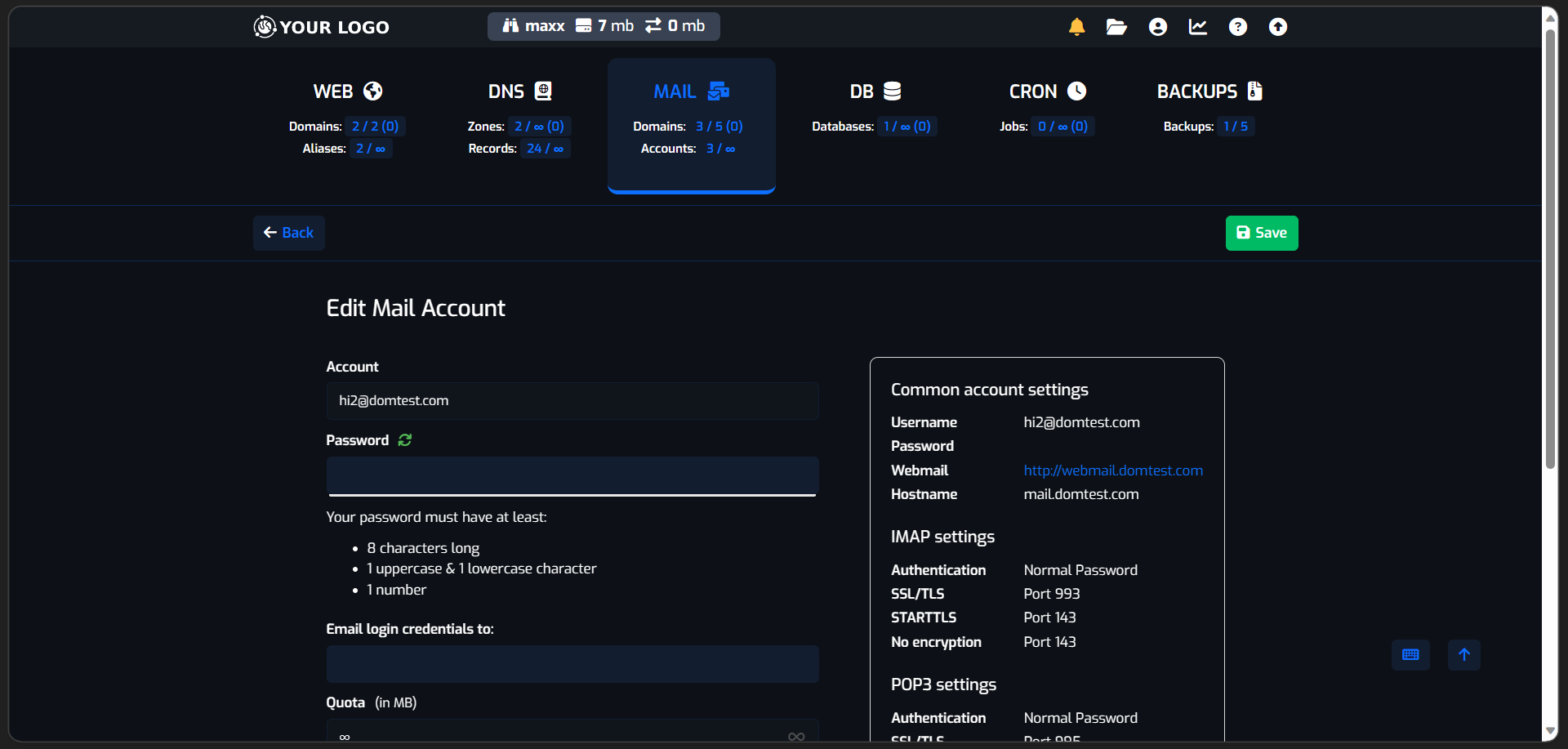 GitHub - MaxiZamorano/maxtheme: Español: Tema para el panel de control HestiaCP con ...