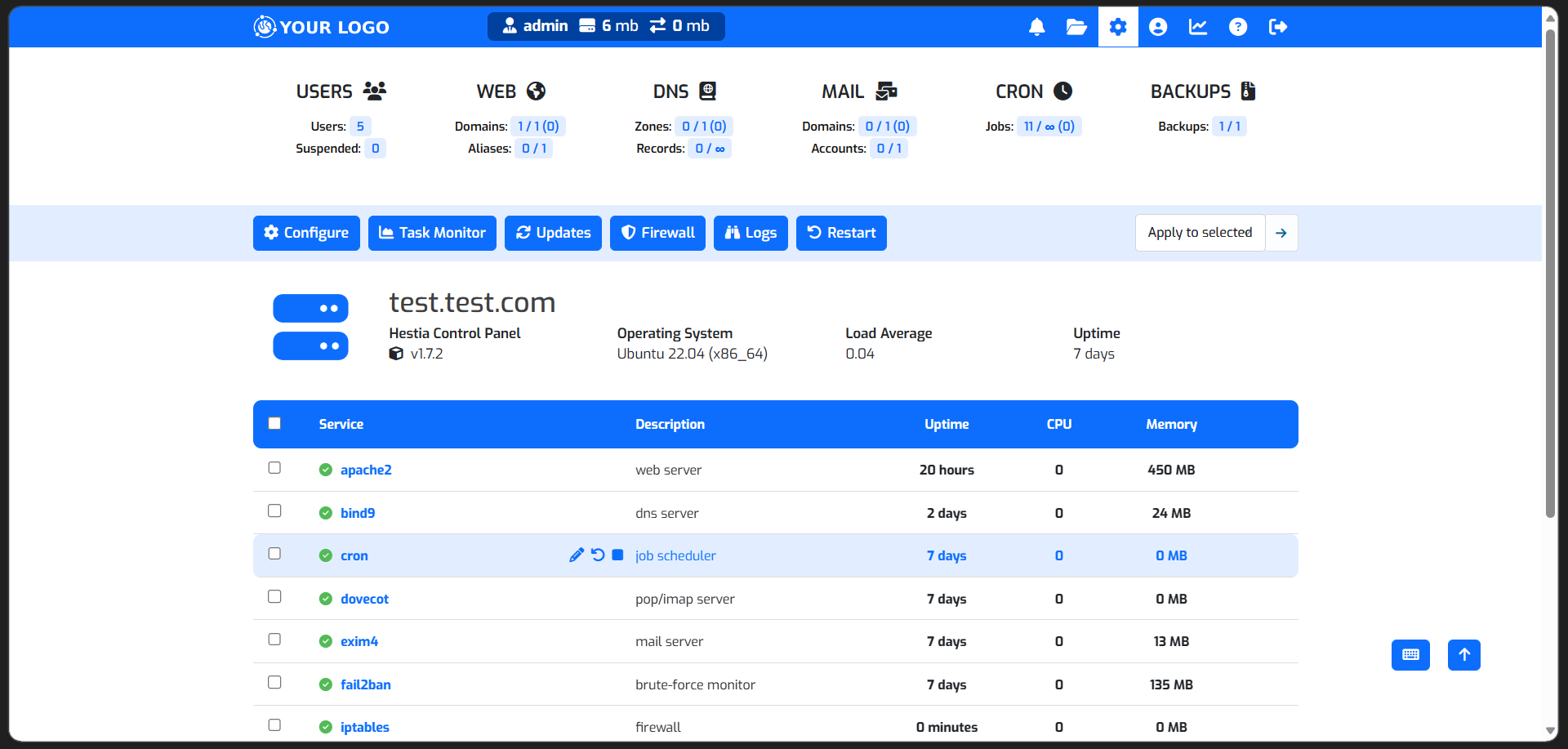 GitHub - MaxiZamorano/maxtheme: Español: Tema para el panel de control HestiaCP con ...