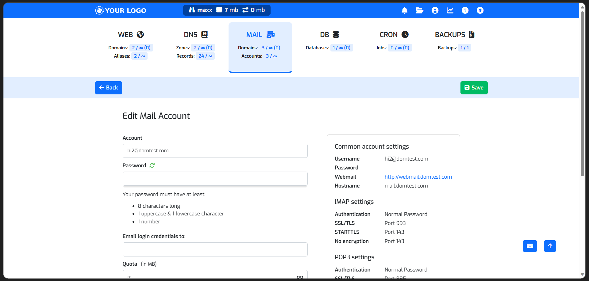 GitHub - MaxiZamorano/maxtheme: Español: Tema para el panel de control HestiaCP con ...